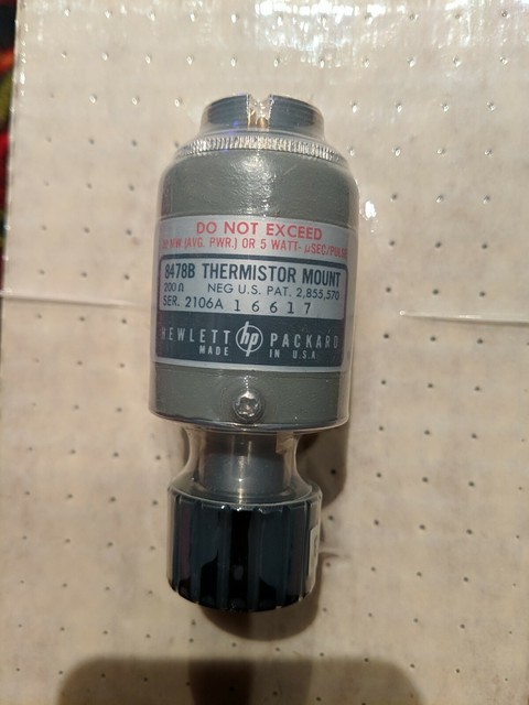 HP 8478B Thermistor Mount and 15 Foot Cable for sale online | eBay