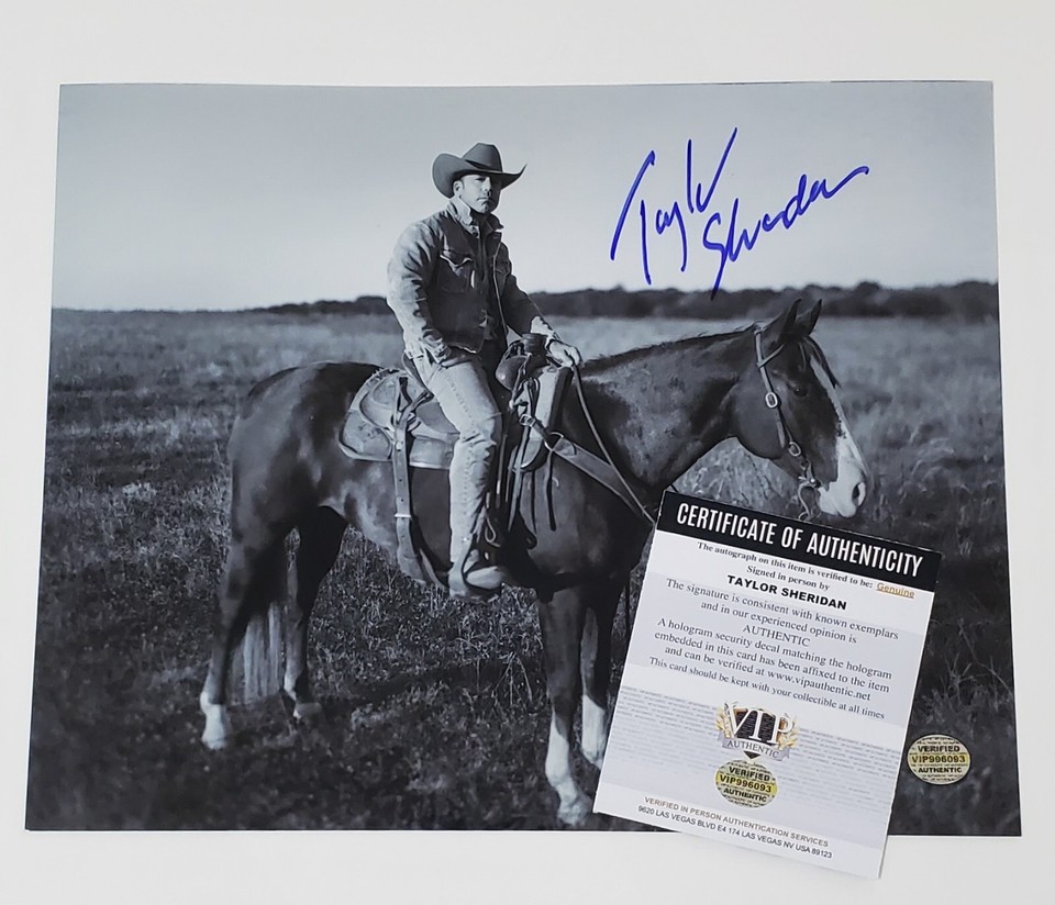 Rare TAYLOR SHERIDAN Autographed 8x10 photo signed Yellowstone 1883 ...