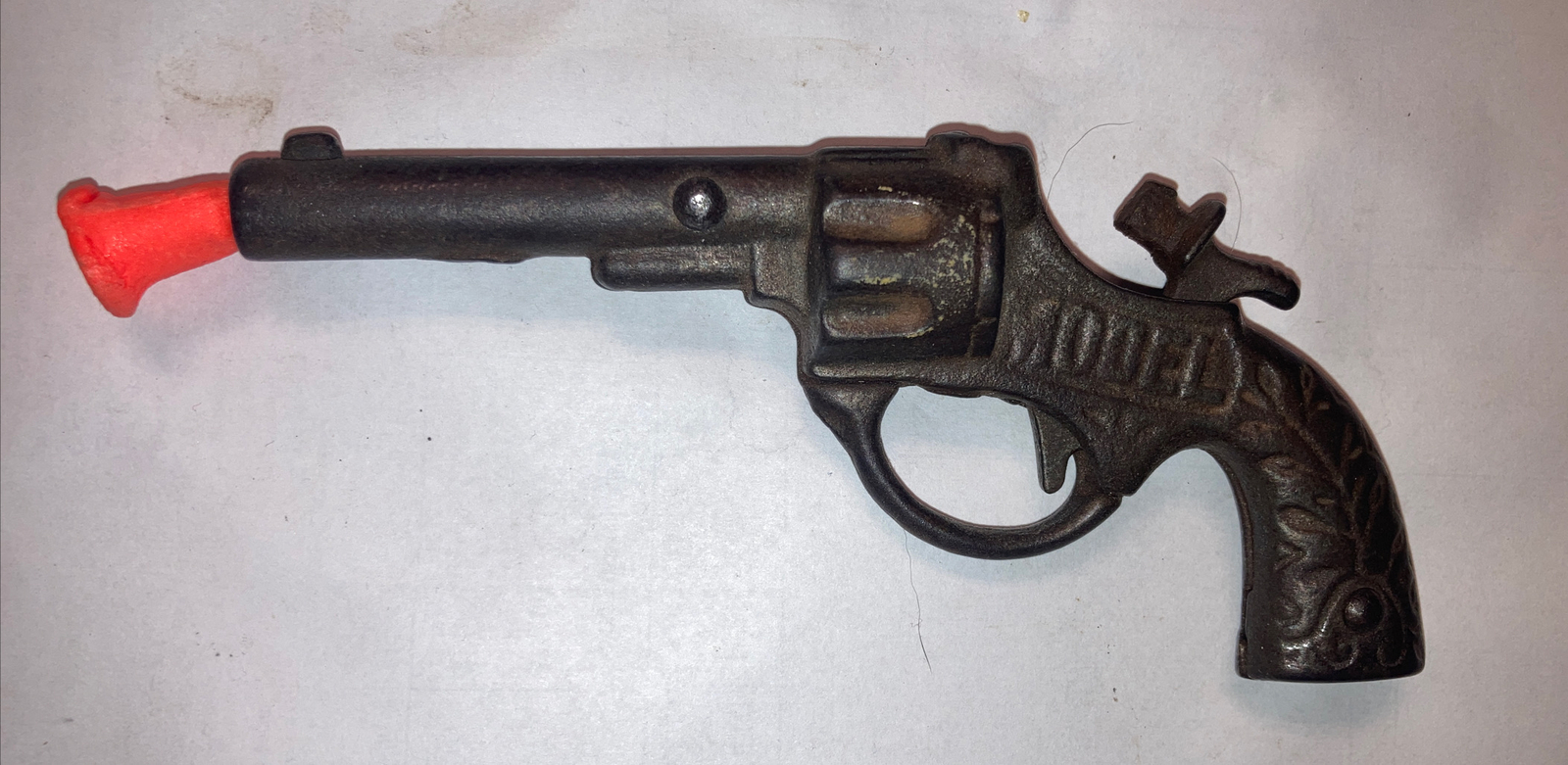 VINTAGE STEVENS "MODEL" 5 1/2 Inch long Cast Iron Single Shot Cap Gun ...