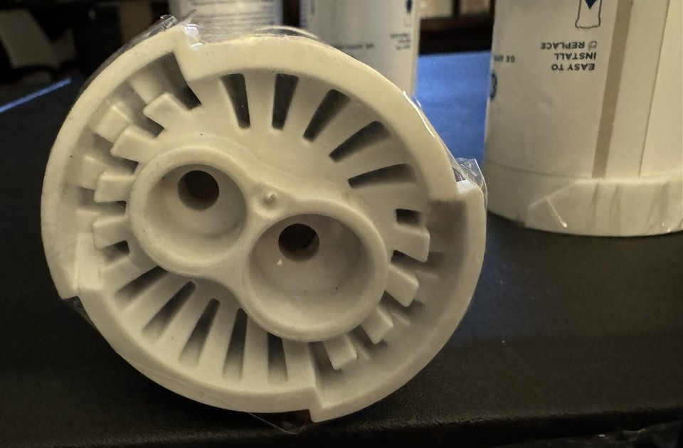 GE XWFE Refrigerator Water Filter - White W/Chip One Filter For 3/4 ...