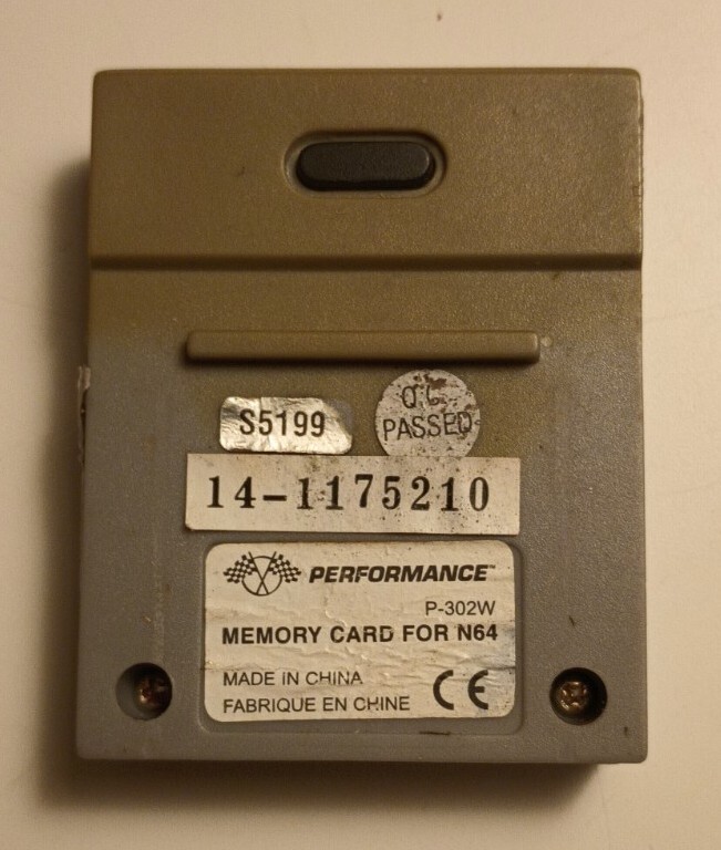 Memory Card Performance Brand for Nintendo 64 N64 Memory Pak | eBay