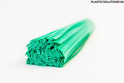 ABS Plastic welding rods (10mm) green 10 rods, flat shape strips. | eBay