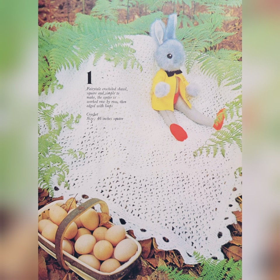 Vintage Booklet "All You Can Make For Babies" 50 Patterns Knit/Crochet ...