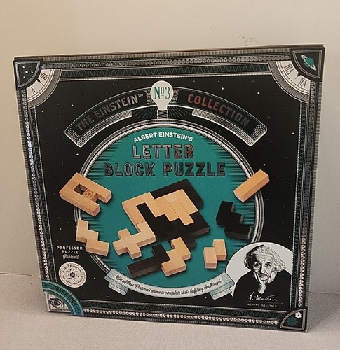 The Einstein Collection Letter Block Puzzle New 2017 818192020948| eBay