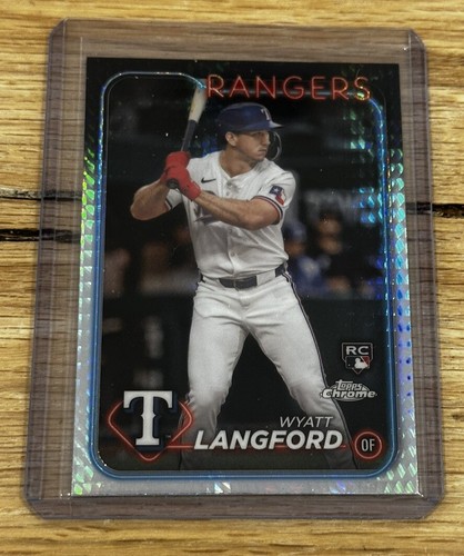2024 Topps Chrome Wyatt Langford Prism Rookie Refractor RC | eBay