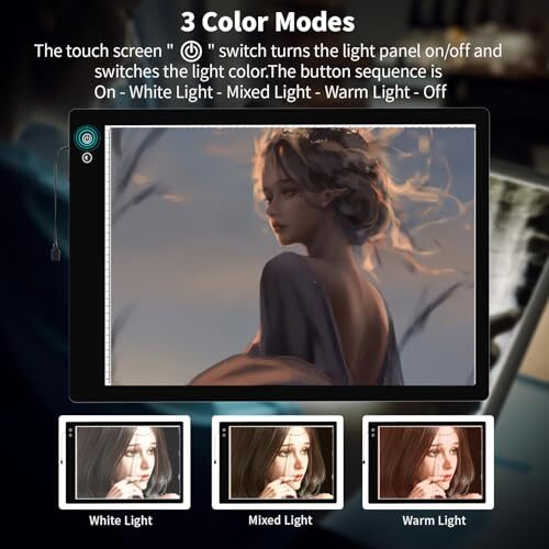 A2 Light Pad for Diamond Painting, Light Box for Tracing, A2 LED A2 ...