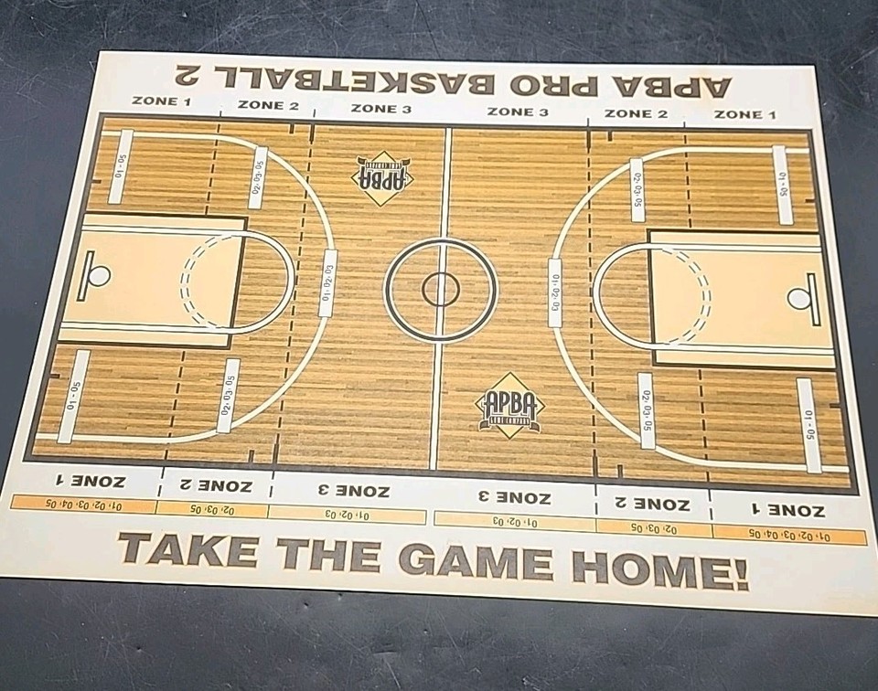 1993-94 APBA NBA PRO BASKETBALL GAME 27 Teams Complete and Unplayed ...