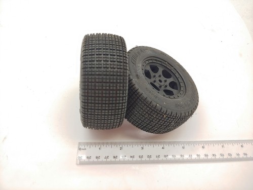 4x Proline SlideJob SC 1/10 Short Course Oval Tires on Losi 12mm Hex ...