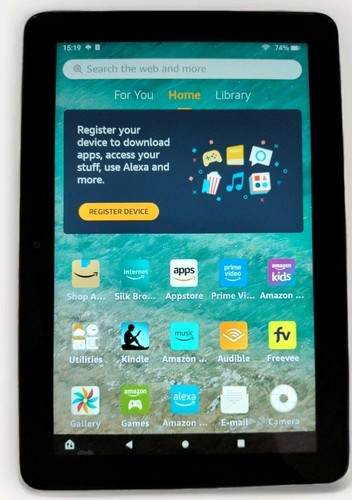 Amazon Fire HD 8 (10th Generation) 32GB, Wi-Fi, 8in - Black - No Ads ...