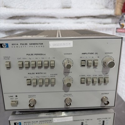 HP Hewlett Packard 8011A - 20 MHz Pulse Generator w/ Power Cord ...