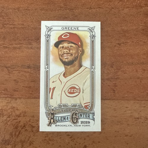 2025 Topps Allen & Ginter - Hunter Greene #188 Mini No Number Back /50 ...