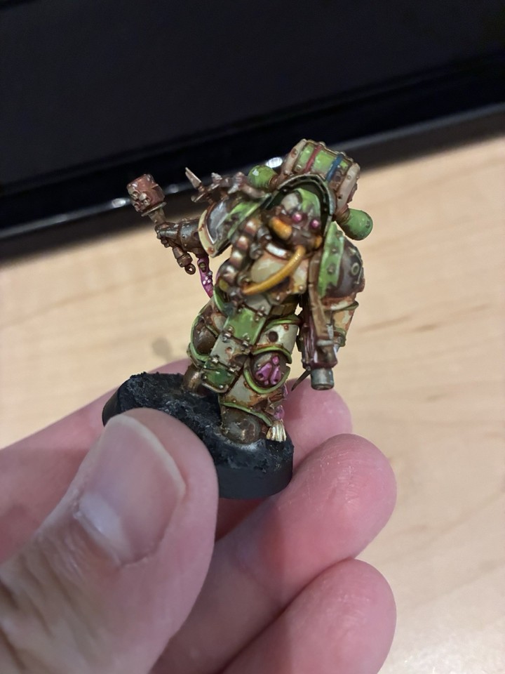 Painted Nurgle Death Guard Chaos Marines Plague Warhammer 40K Kill Team ...