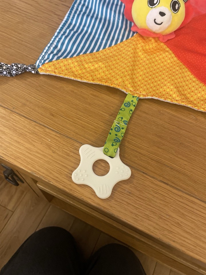 Boutique Baby Unisex Colourful Lion Comforter Blanket Toy Soother ...