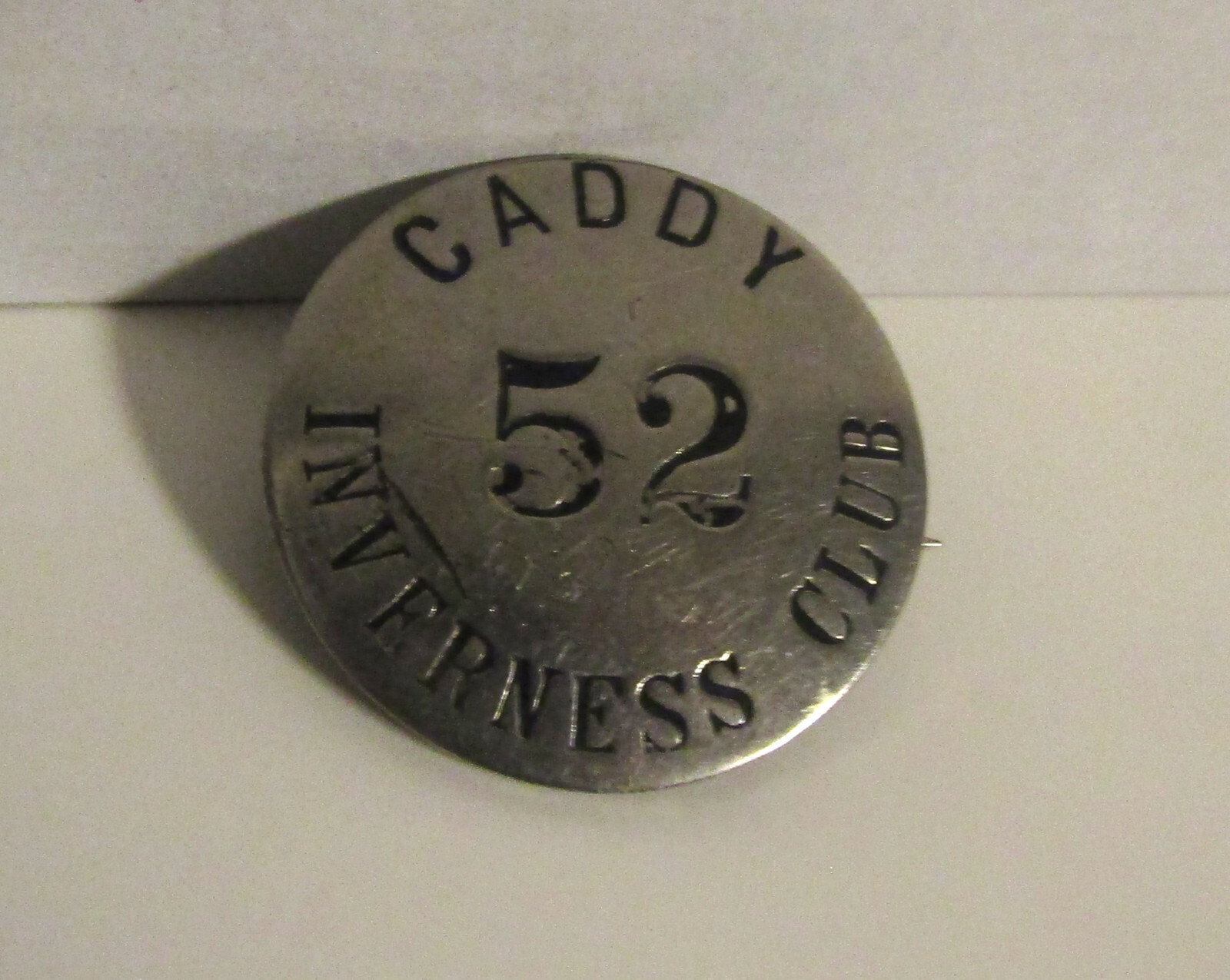 Vintage Inverness Club Caddy Metal Badge Employee Pin Toledo Ohio Rare ...