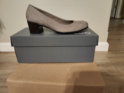 ecco womens taupe suede pump size 36 (runs bigger, fits us size 6-6.5 ...