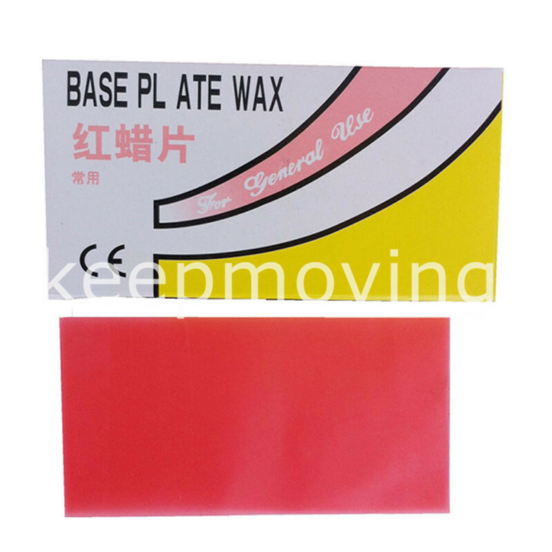 1 Box Dental Lab Base Plate Red 1.3mm Red Utility Wax Red Modeling Wax ...