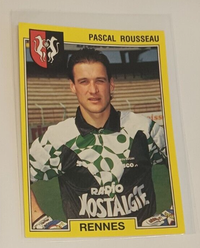 Image Sticker Vignette Cromo n°218 Pascal ROUSSEAU Rennes FOOT 92 ...