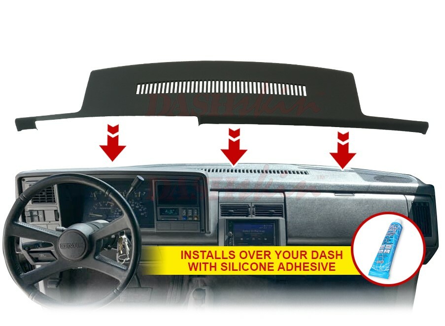 DashSkin Molded Dash Cover for 88-94 Chevy GMC C1500/K1500 Trucks in ...