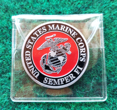 Golf Ball Marker SEMPER FI.. MARINES OF LONG AGO, USMC MARINE MILITARY ...