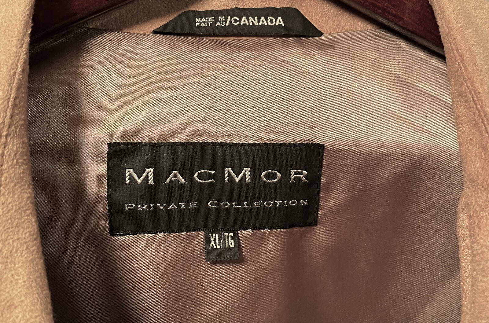 MEN'S MACMOR PRIVATE COLLECTION CAMEL POLY SUEDE SHIR… - Gem