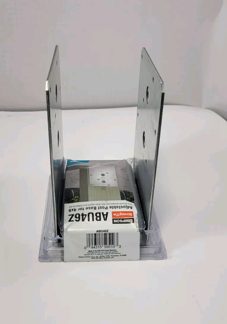 Simpson Strong Tie ABU46Z, 4x6 Adjustable Post Base 44315595103| eBay