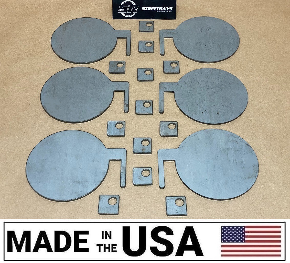 [SR] 3/16" Steel IDPA Shooting Target Dueling Tree DIY Kit 6" Paddle ...