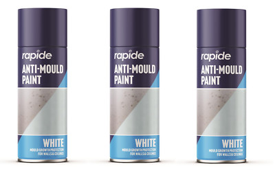 3x 400ml Anti Mould Spray Damp Mould Growth Protection Walls Ceilings ...