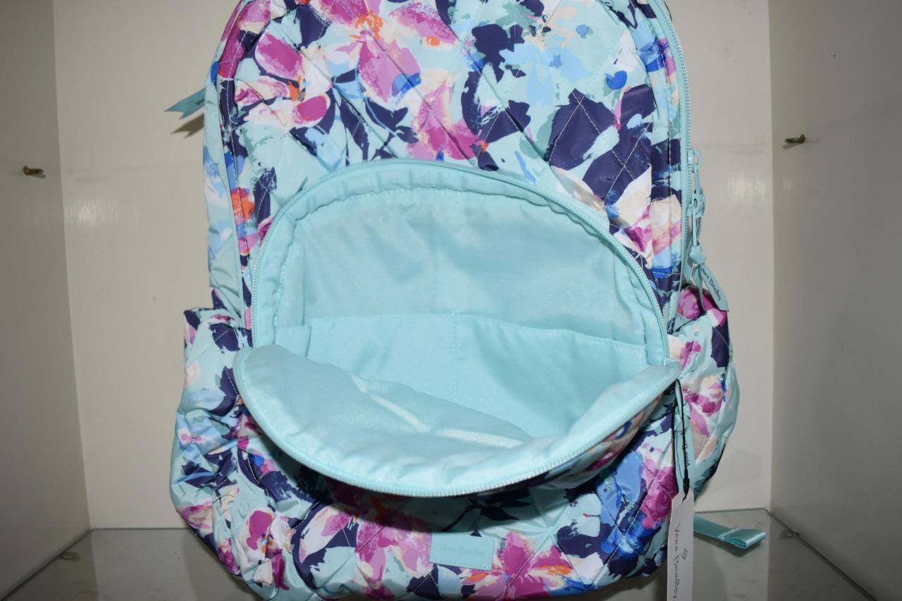 Vera Bradley Essential Large Backpack Floating Blossoms 39390-17861 NWT | eBay