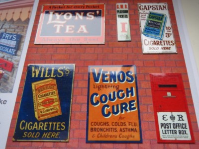 Metal Miniature Imitation Sign Set No 2 - 16mm, G Scale, 1/19, Garden ...