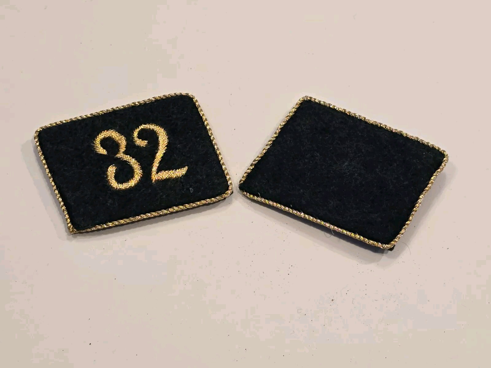 STORMTROOPERS WW2 WWII German BROWNSHIRTS # 32 collar tabs patches w ...