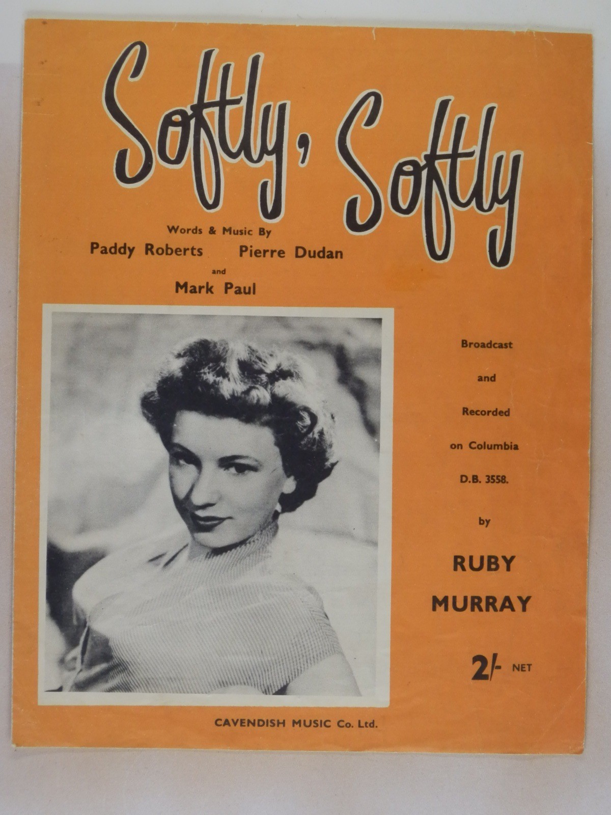 SOFTLY SOFTLY - Feat. RUBY MURRAY - SHEET MUSIC | eBay UK