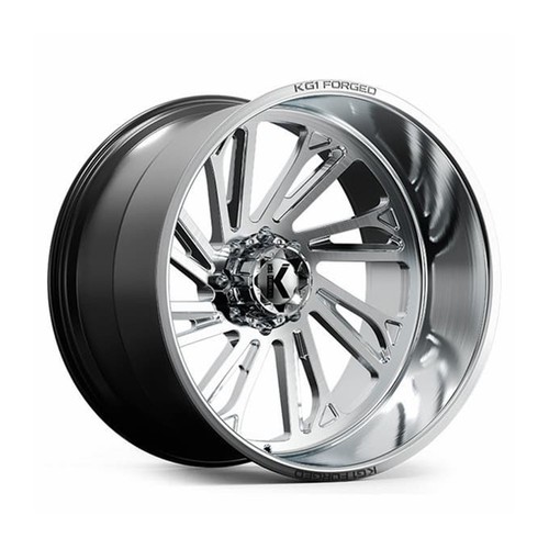 24x12 KG1 Forged KC012 Rebel Brushed LEFT DIRECTIONAL FORGED Wheel 6x5 ...