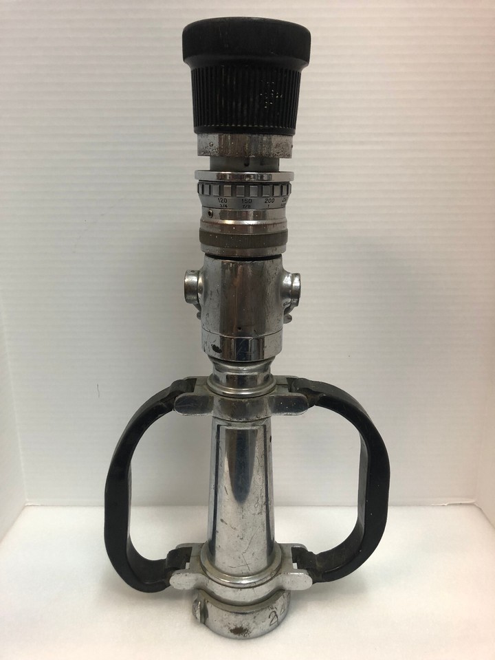 Vintage Akron Turbo-Jet Fire Nozzle w/Playpipe | eBay