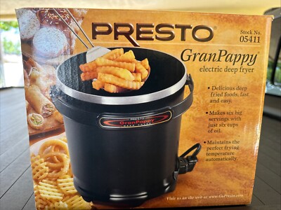 Brand New Sealed Presto GranPappy Elite 05414 Electric Deep Fryer ...