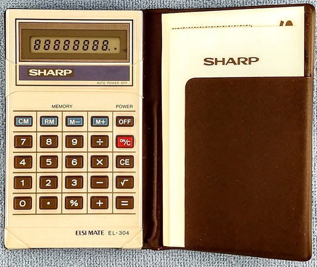 Sharp Elsi Mate El-304 Calculator VGC for sale online | eBay