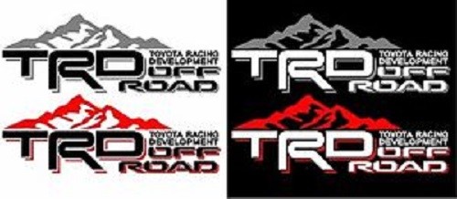 TRD-Off-Road-Mountain-PAIR- Vinyl Vehicle Decals | eBay