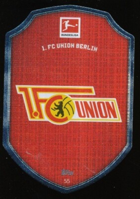 055 FC.UNION BERLIN - BADGE ECUSSON - GERMANY CARD TOPPS BUNDESLIGA ...