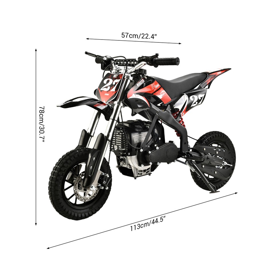 40cc Mini Dirt Bike Gas Powered 4 Stroke For Kids Pit Bikes Off Road ...