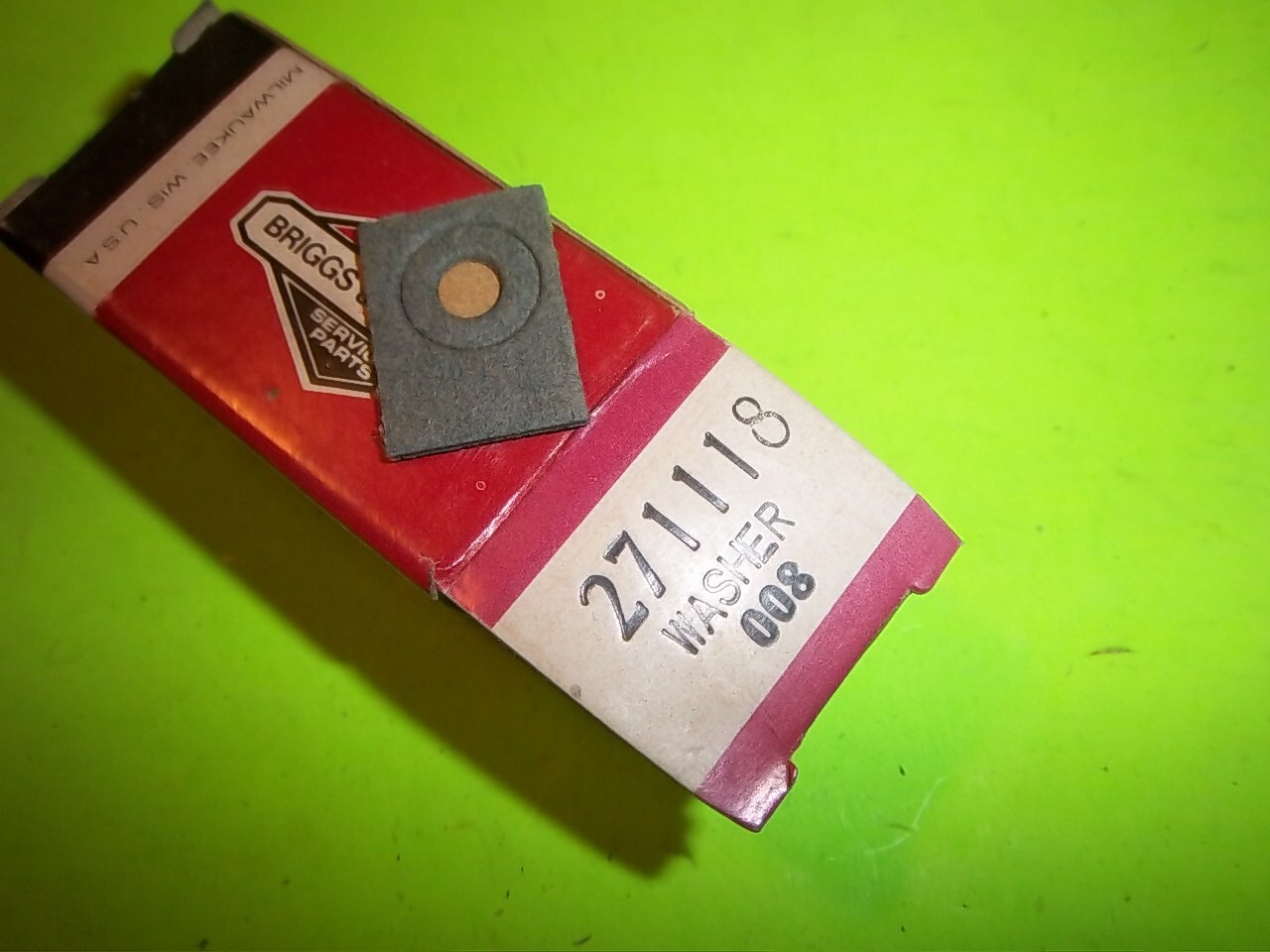 NEW OEM BRIGGS AND STRATTON AIR FILTER GASKET 271118 B45 B46 B196 | eBay