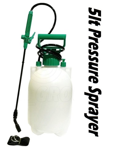 5lt Pressure Spray Bottle Pump Weed Killer Chemical Pressure Mister ...