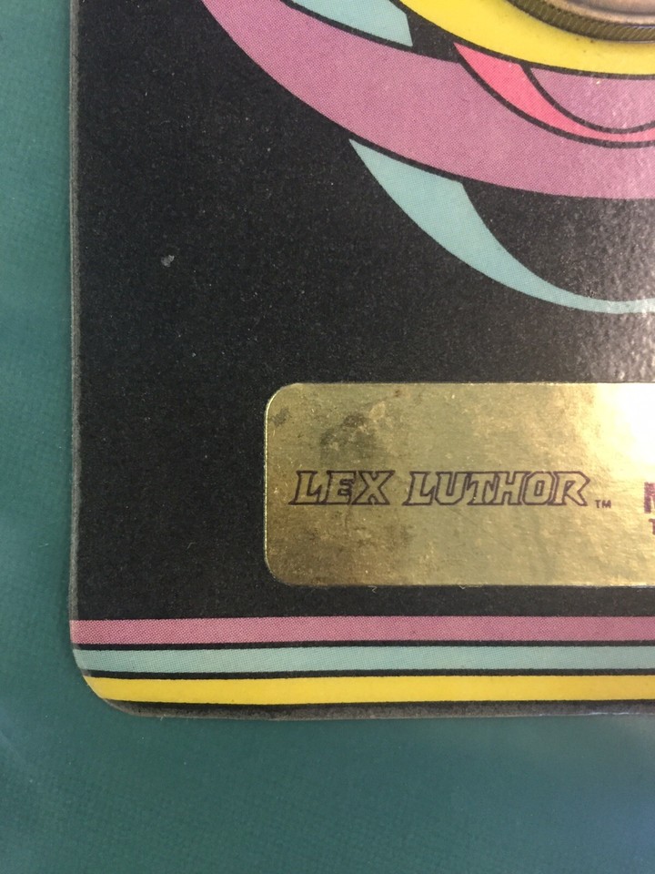 Lex Luthor Bronze Medallion Cartoon Celebrities Rare Vintage 1987 | eBay