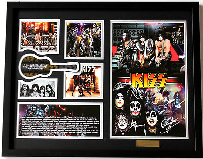 New KISS Signed Limited Edition Memorabilia Framed | eBay