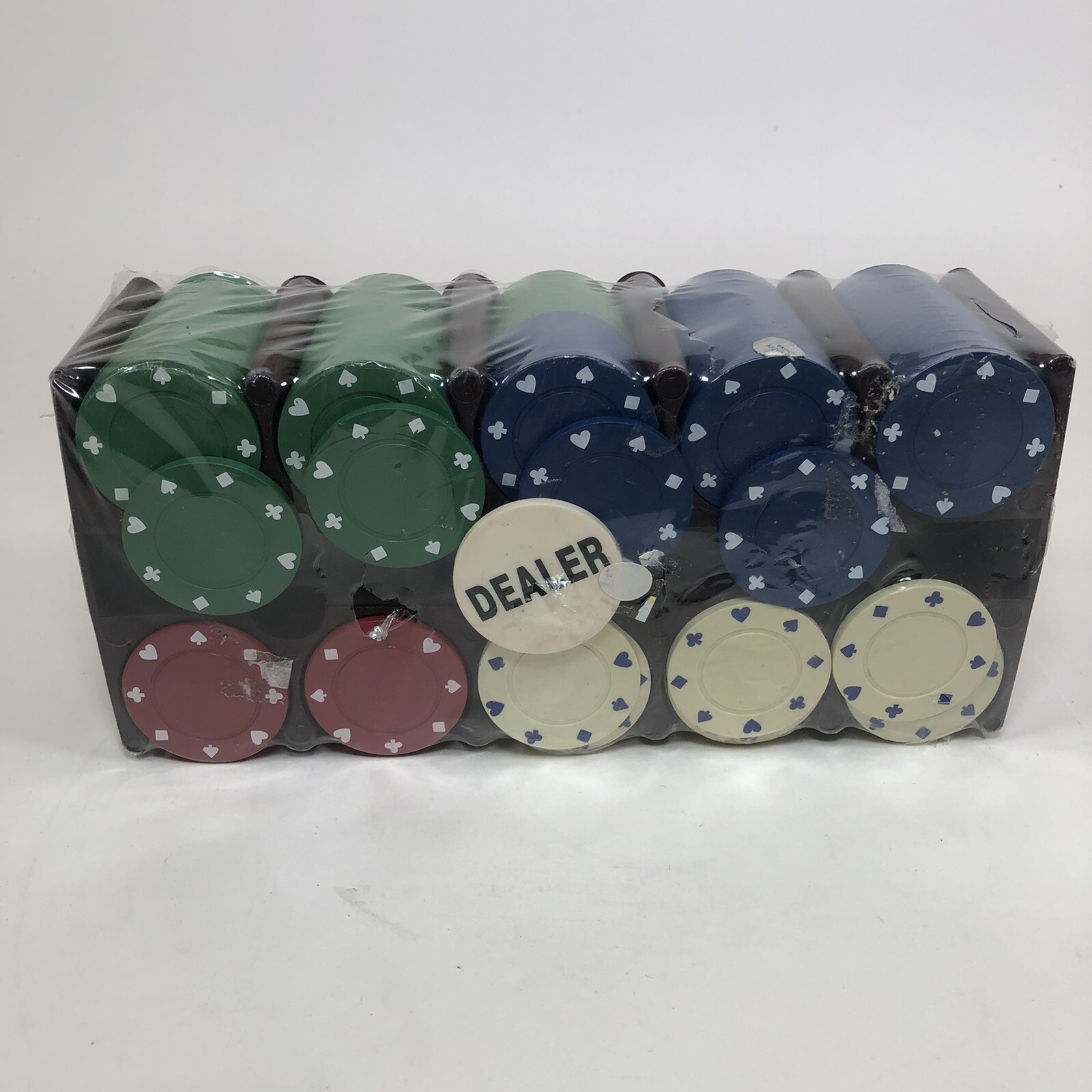 Poker Chip Holder Round Revolving Carousel Lazy Susan with chips ...