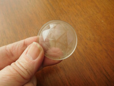 1910s 1920s Faceted Clear Glass Marker Lens Lense Vintage | eBay
