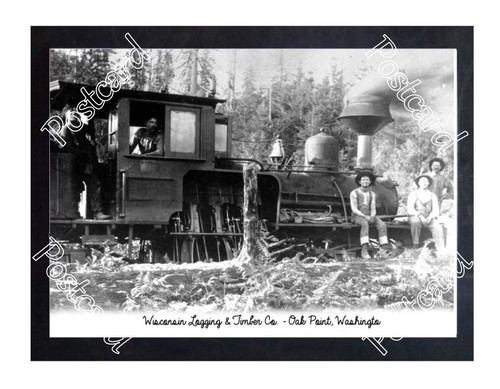 Historic Wisconsin Logging & Timber Co. - Oak Point, Washington Train ...