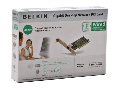 Belkin Gigabit Desktop PCI Card (F5D5005)- Brand New | eBay