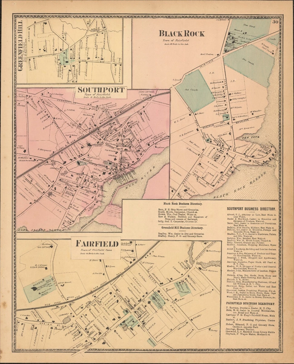 Town Of Fairfield Ct Map
