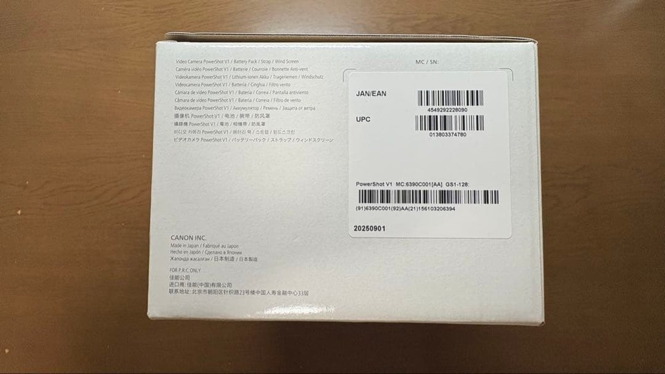 Canon Vlog camera PowerShot V1 SD card with case | eBay