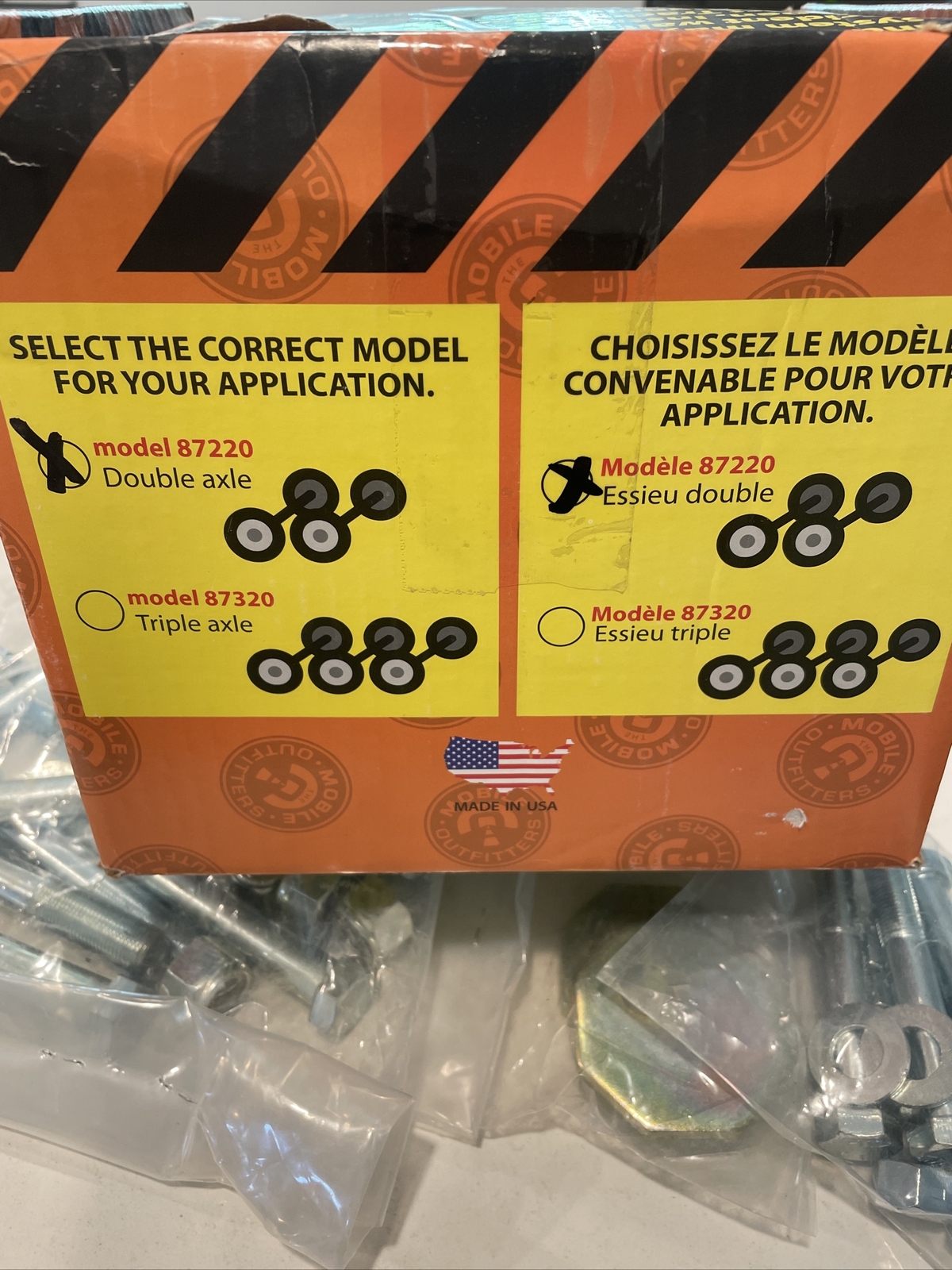 New Correct Track 87220 Double Dual Axle Alignment Kit Lippert RV ...