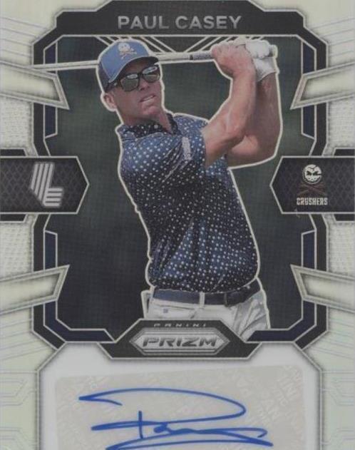 2024 Panini Prizm Liv Golf - Signatures Paul Casey #SIG-PCA Silver ...
